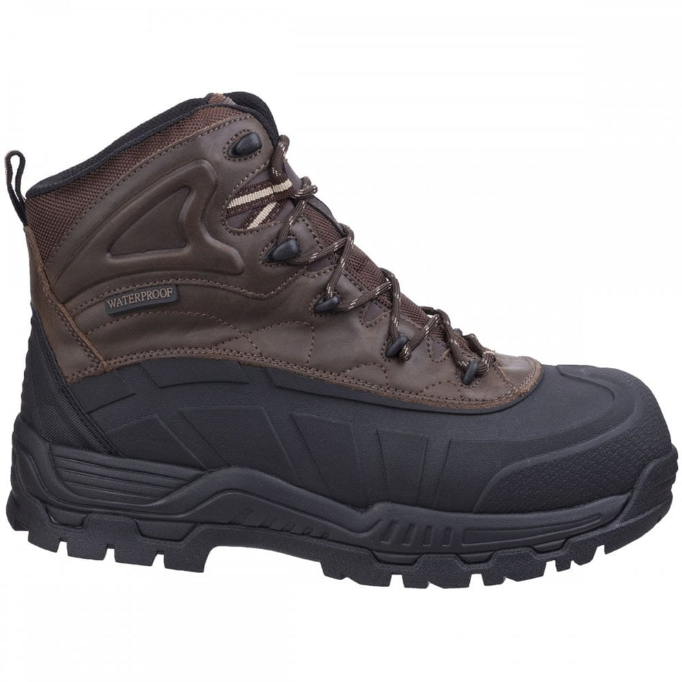 FS430 Orca Hybrid Waterproof Non-Metal Safety Boot Brown – MI Supplies ...