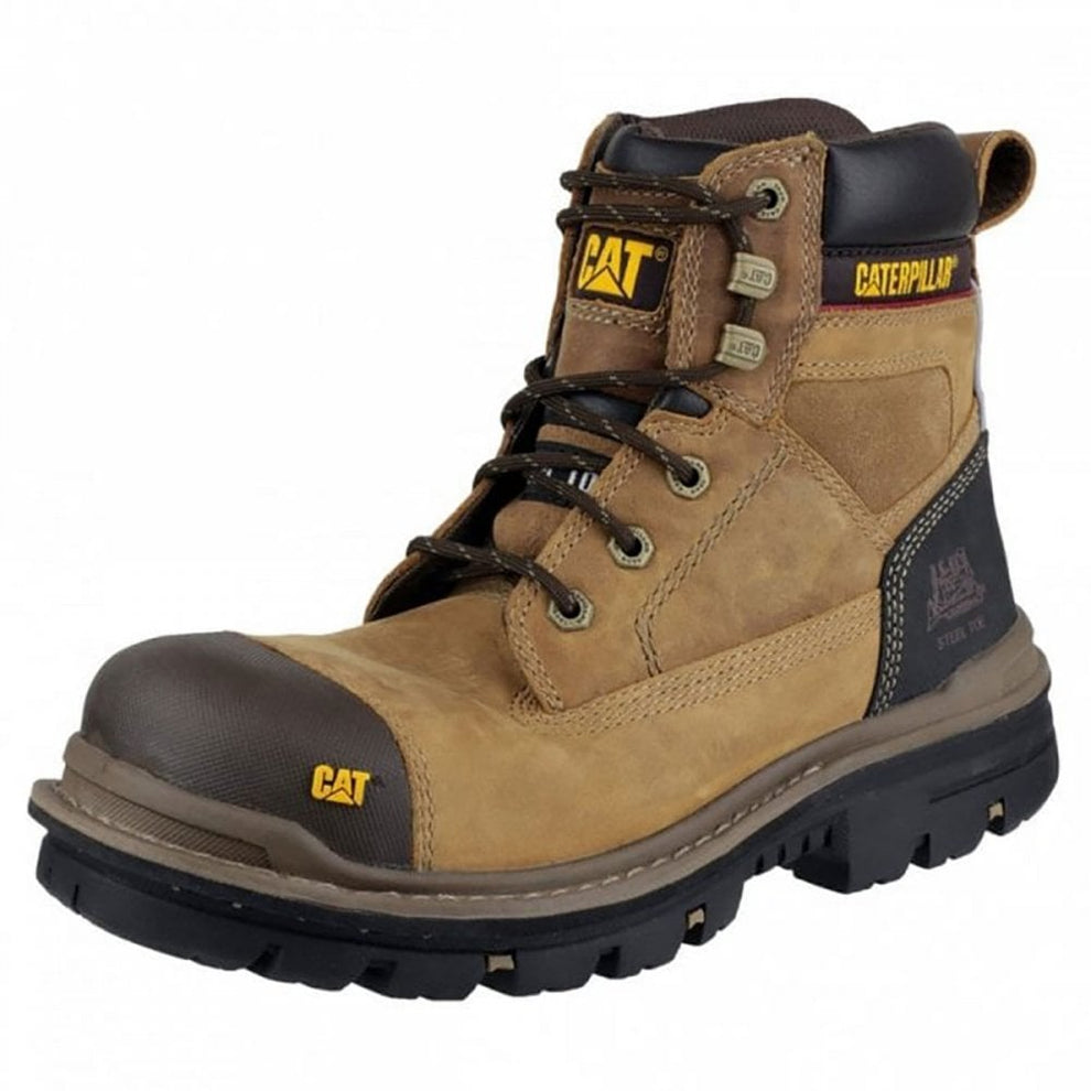 CAT Gravel 6" S3 Safety Boot Dark Beige - Wide Fitting – MI Supplies ...